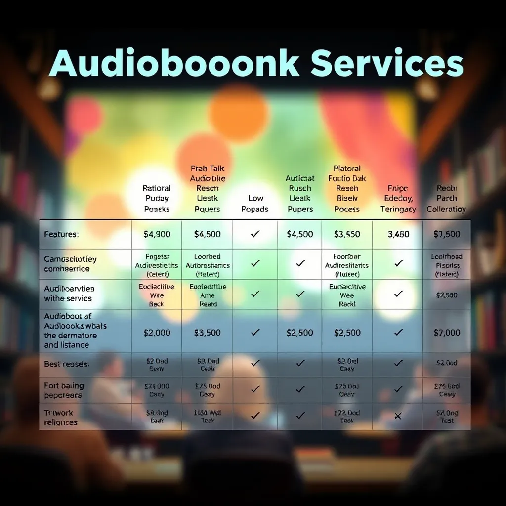 Comparing Top Audio Book Services for Every Listener